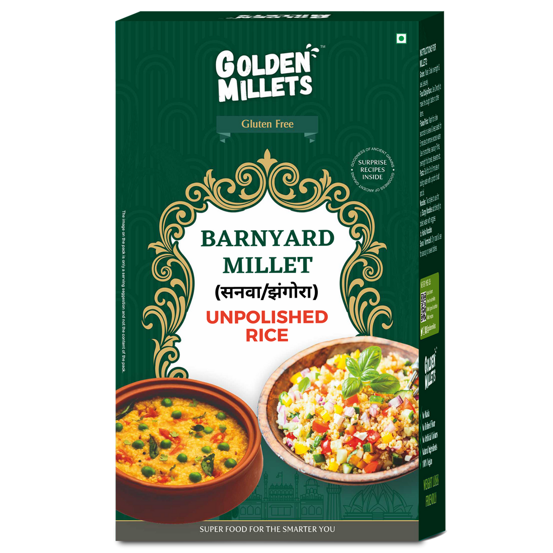 Barnyard Millet unpolished – Golden Millets